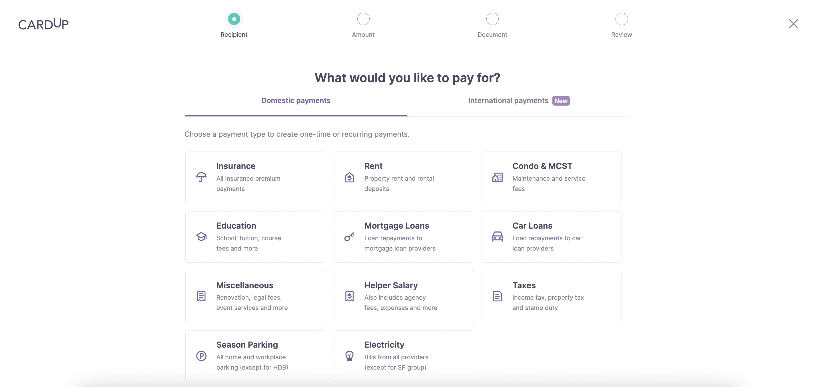How Do I Schedule A Payment CardUp Help Center